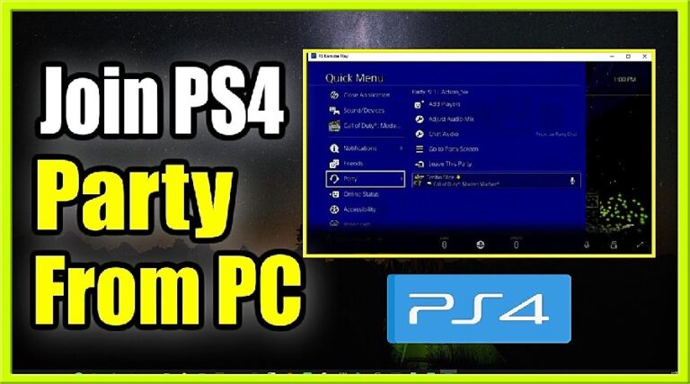 How to Join A PlayStation Party Chat on PC 2023 [Easy Guide]