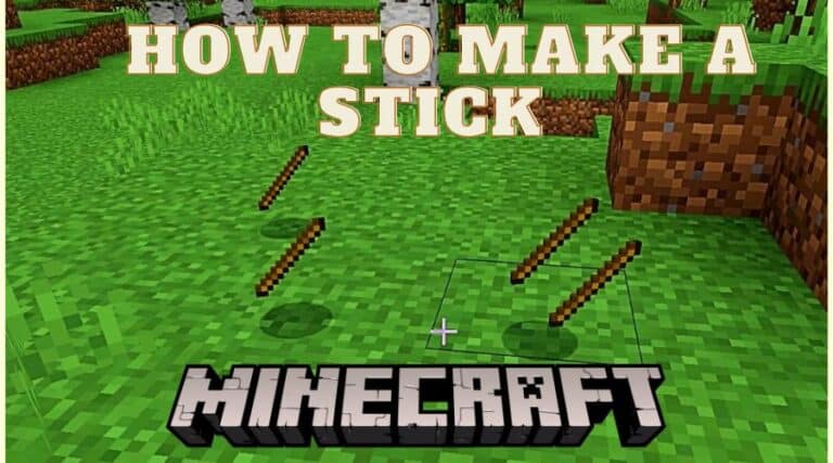 How to Make a Stick in Minecraft 1.19 (How to Use) | Ricky Spears