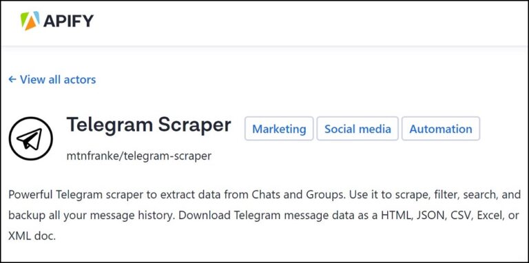 15 Best Telegram Scrapers 2023 (+How to Scrape Telegram without Code) - Ricky Spears