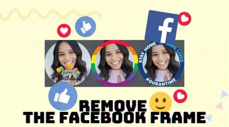 How to Remove the Facebook Frame From Profile Picture