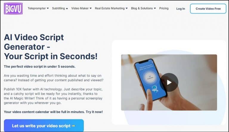 10 Best YouTube Script Generators in 2023 [Fast & Reliable]