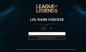 10 Best LOL Name Checkers: Check Availability of Summoner Names