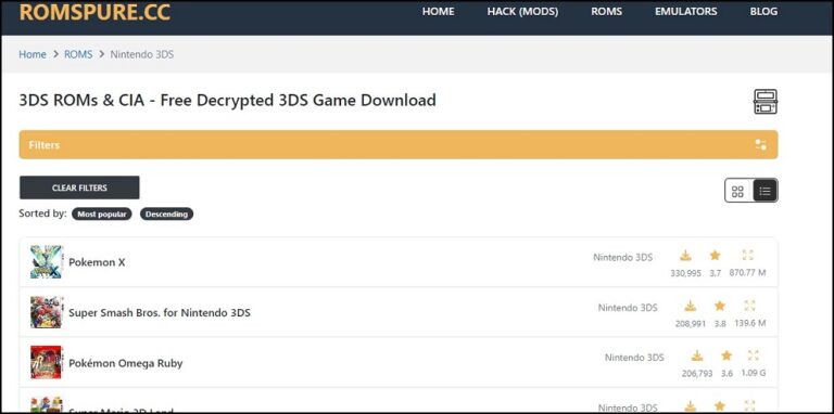 12 Best Sites to Get Nintendo 3DS ROMs [2023] | Ricky Spears