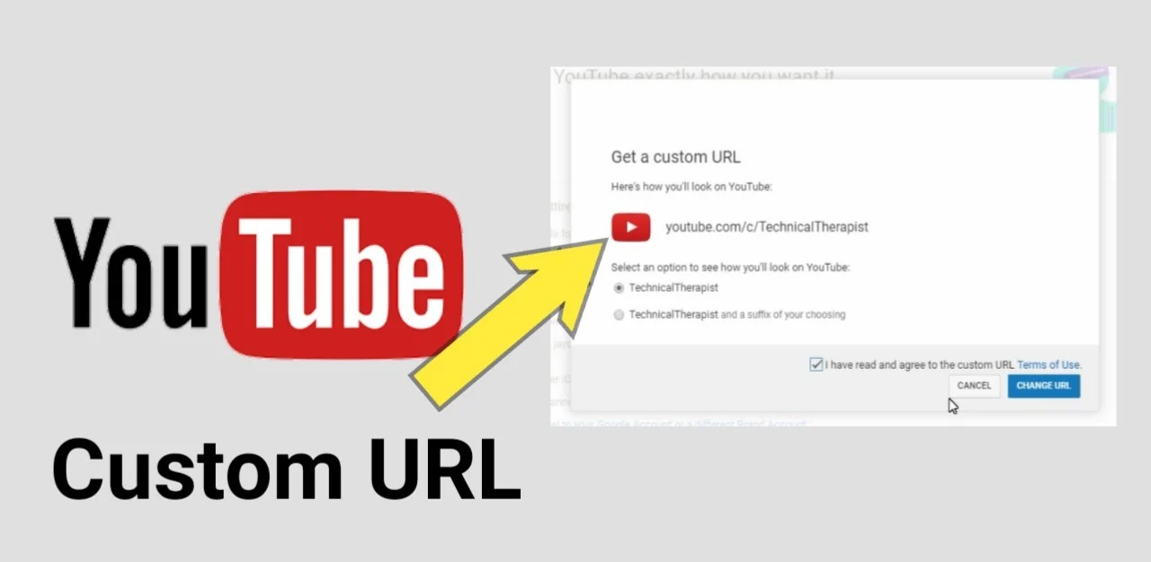 How To Change URL On YouTube Channel [Customize Channel]