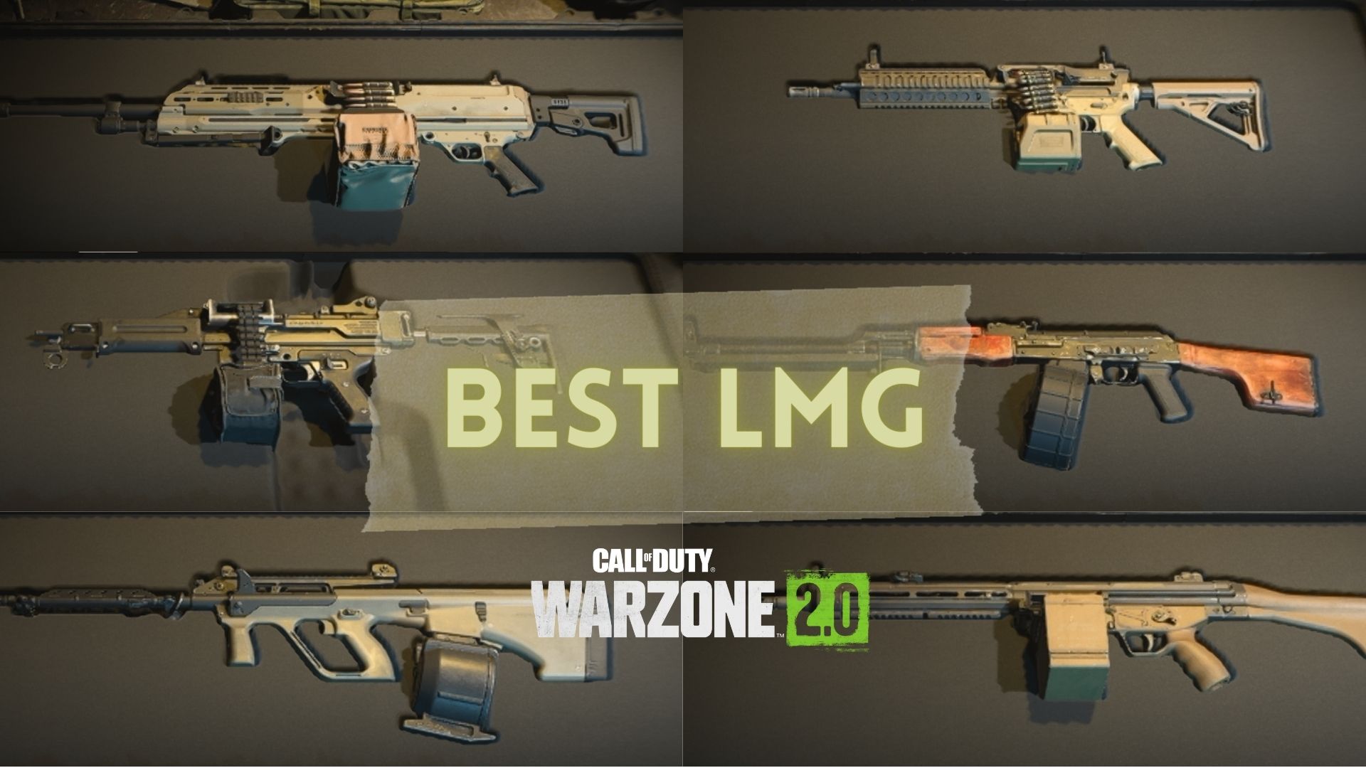 The Best LMGs in Warzone 2.0: Everything You Need to Know from a ...