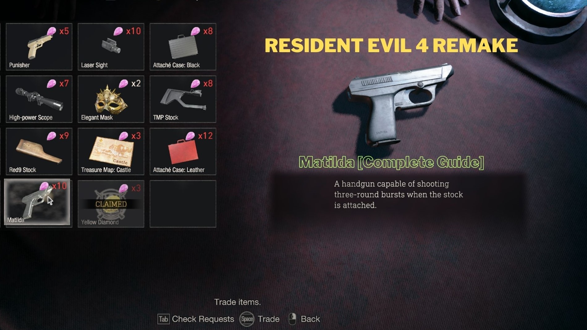 Resident Evil 4 Remake: Matilda Handgun Guide - Ricky Spears