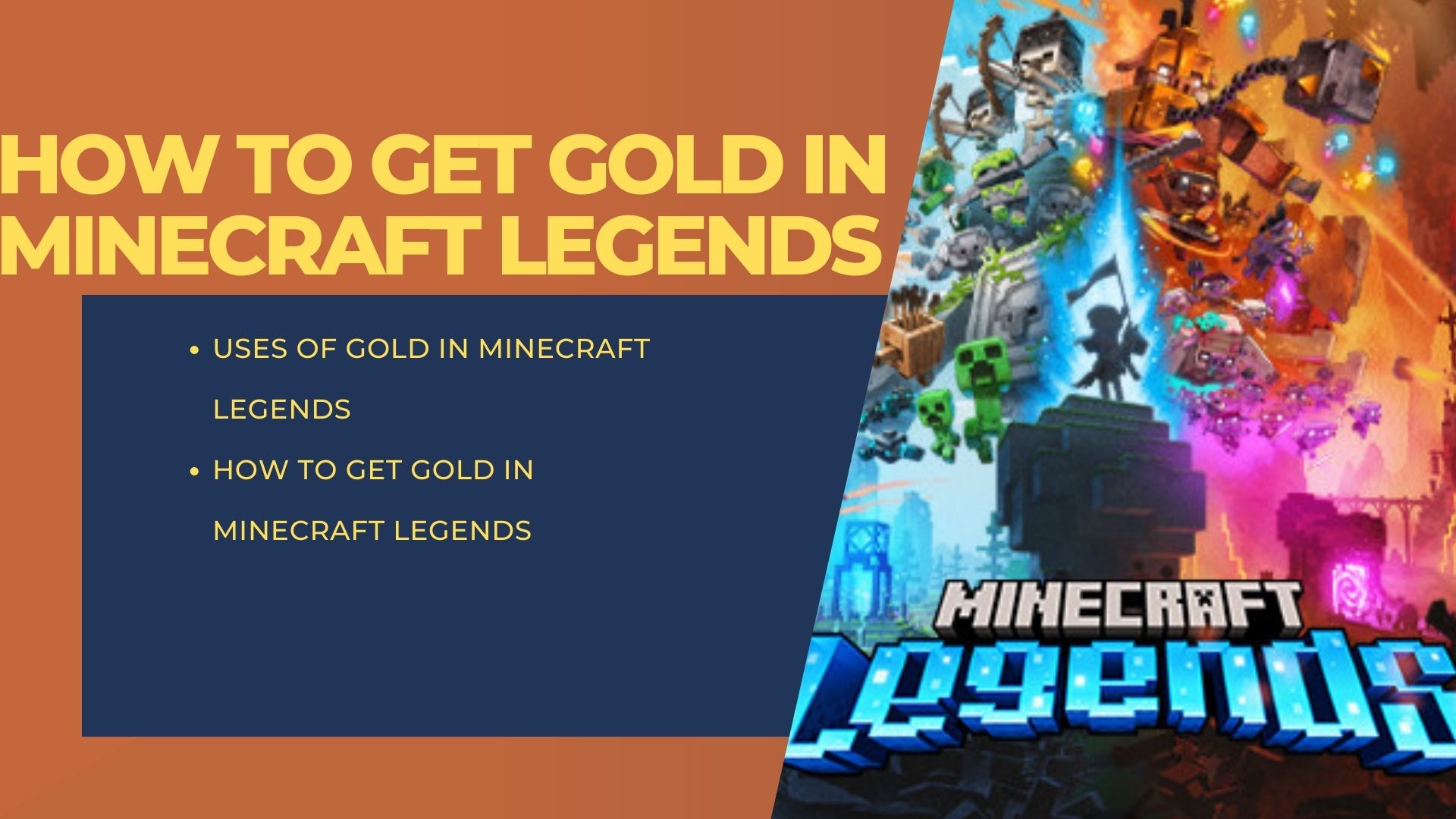 How to Get Gold in Minecraft Legends: The Ultimate 2000+ Word Guide ...