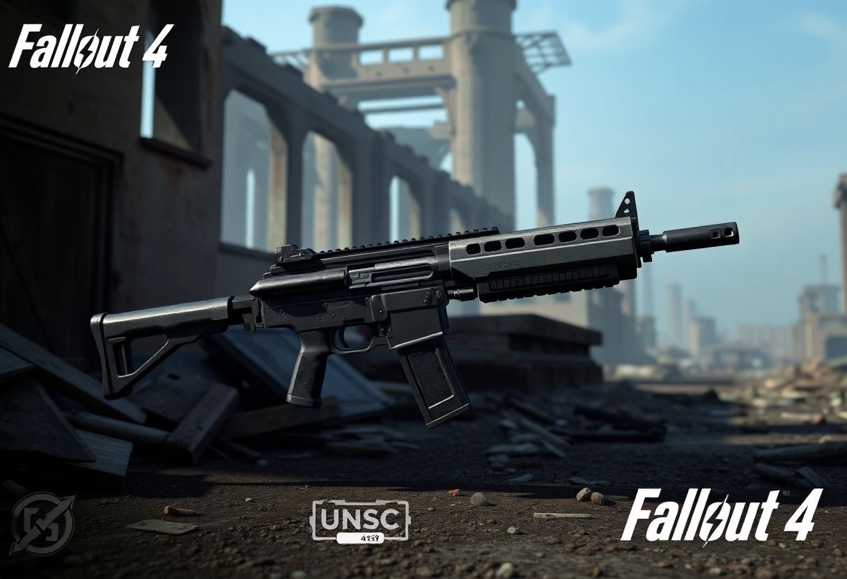 Bridging Worlds: The Fallout 4 Halo Weapons Mod Brings UNSC Firepower ...