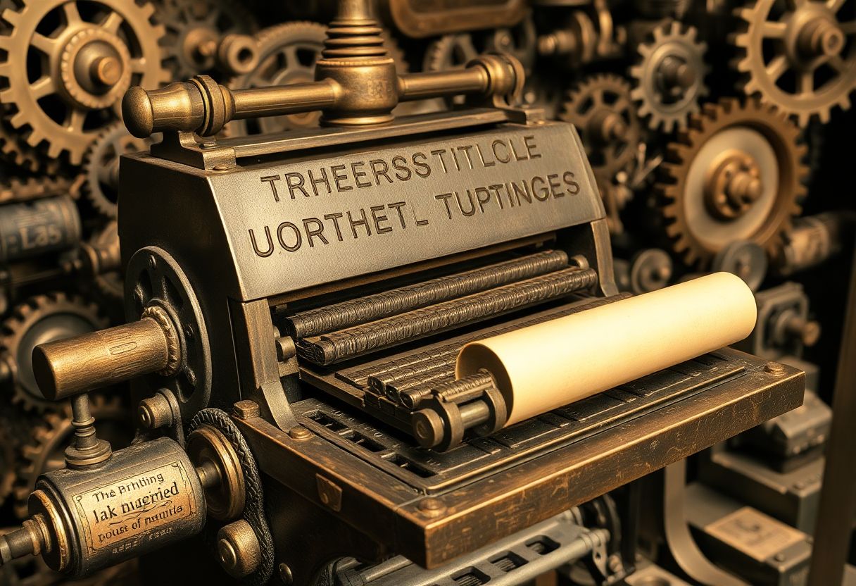 The Art and Science of Printing: From Gutenberg to the Digital Age ...